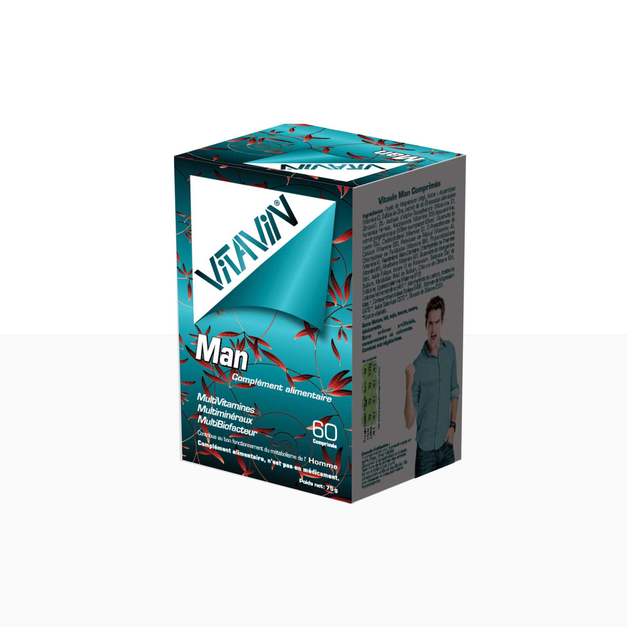 VITAVIN MAN Multivitaminés (60 Comprimés) – Epione-Pharma